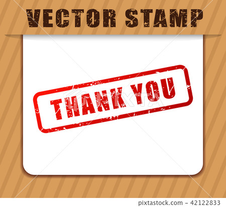 thank you red words buffered - Stock Illustration [42122833] - PIXTA