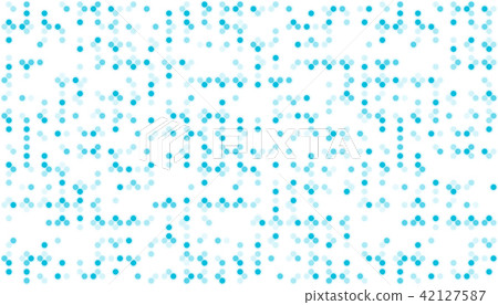 Abstract geometric dot circle pattern blue color - Stock Illustration ...
