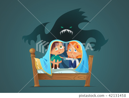 Scared Children Bed
