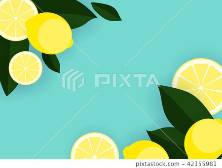 Abstract Lemon Background Vector Illustration - Stock Illustration ...