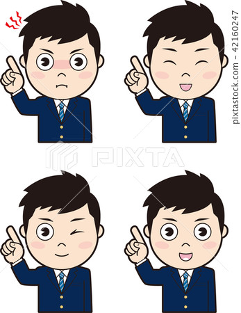 Blazer Boys Student 2 - Stock Illustration [42160247] - PIXTA