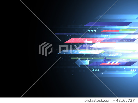 Abstract future digital speed technology concept - Stock Illustration ...