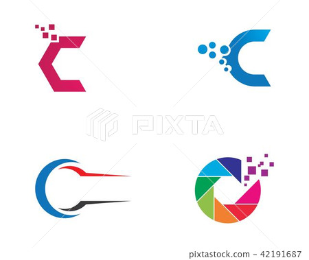 C Letter Pixel art design - Stock Illustration [42191687] - PIXTA