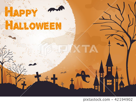 Halloween background material _ 5 - Stock Illustration [42194902] - PIXTA