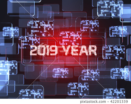 2019 year screen concept - Stock Illustration [42201339] - PIXTA