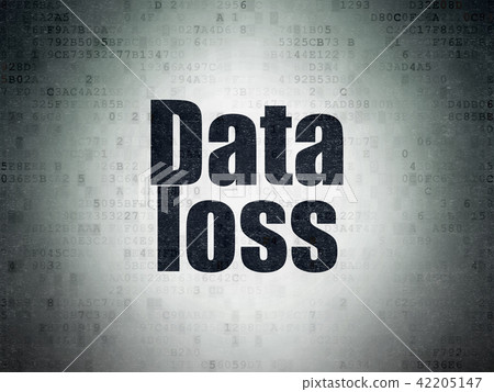 Data concept: Data Loss on Digital Data Paper... - Stock Illustration ...
