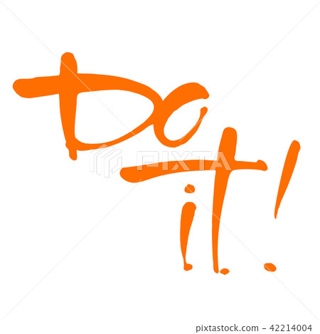 do it lettering template - Stock Illustration [42214004] - PIXTA