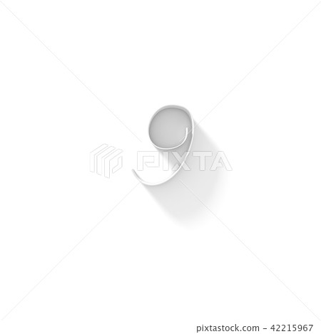 Long shadow handwritten font number NINE 9 3D - Stock Illustration ...