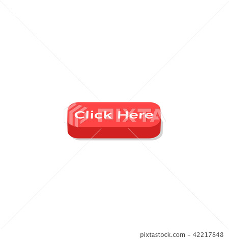 click here red button - Stock Illustration [42217848] - PIXTA