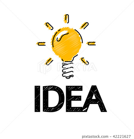 Creative idea.Concept of idea and innovation - Stock Illustration ...