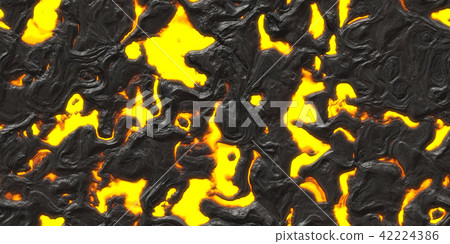 Bright and detailed magma / lava close-up... - Stock Illustration ...