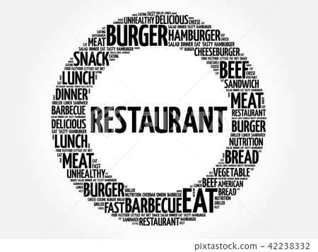 RESTAURANT word cloud - Stock Illustration [42238332] - PIXTA