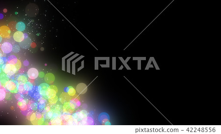 Sparkling particle frame loop - Stock Illustration [42248556] - PIXTA