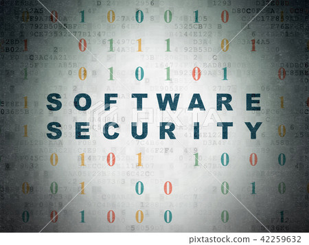 Protection concept: Software Security on...-插圖素材 [42259632] - PIXTA圖庫