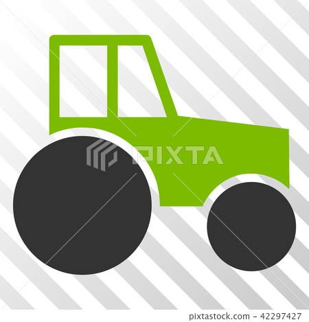 Wheeled Tractor Vector EPS Icon - Stock Illustration [42297427] - PIXTA