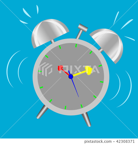 Alarm Clock Wake up action,illustration - Stock Illustration [42308371 ...