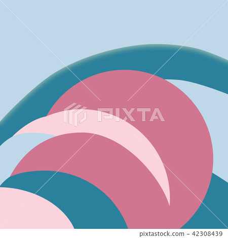 abstract curve like a sea wave ,illustration - Stock Illustration ...
