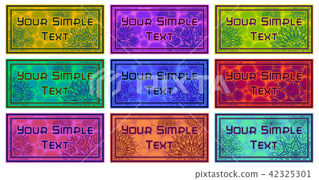 Color Tags Set - Stock Illustration [42325301] - PIXTA