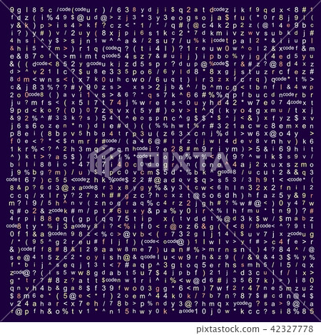 abstract coding composition - Stock Illustration [42327778] - PIXTA
