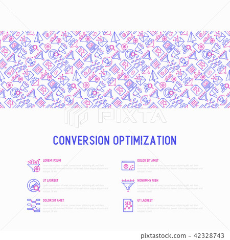 Conversion optimization concept - Stock Illustration [42328743] - PIXTA