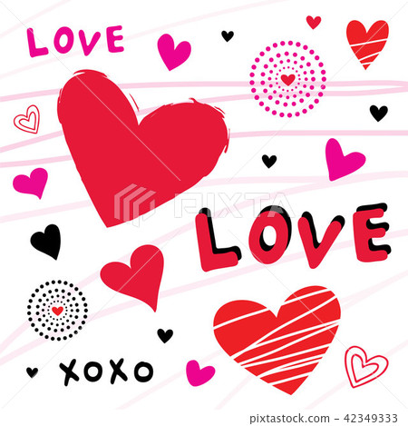 Valentine Love Sweetheart Cute Cartoon Vector - Stock Illustration ...