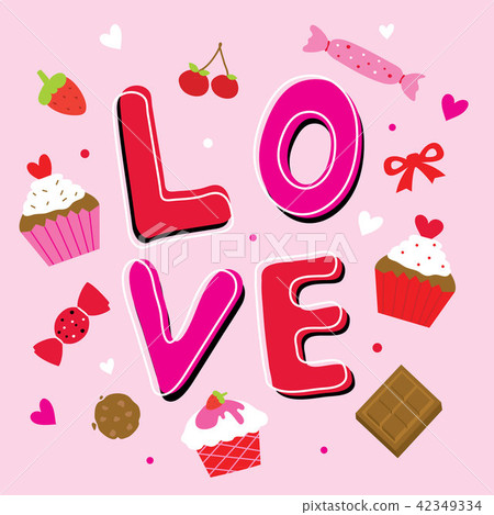 Valentine Love Sweetheart Cute Cartoon Vector - Stock Illustration ...