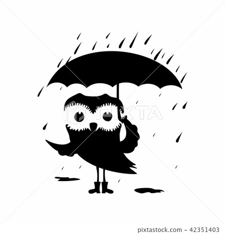 Owl. Be thankful for every day! - Stock Illustration [42351403] - PIXTA
