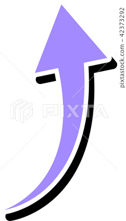 Curved Arrow Curved Colorful - Stock Illustration [42373292] - PIXTA