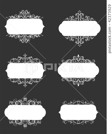 Vector illustration of old style label - Stock Illustration [42373929 ...