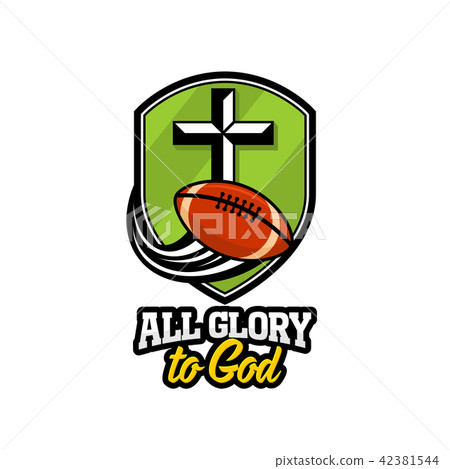 Athletic Christian logo. Sports symbols - Stock Illustration [42381544 ...