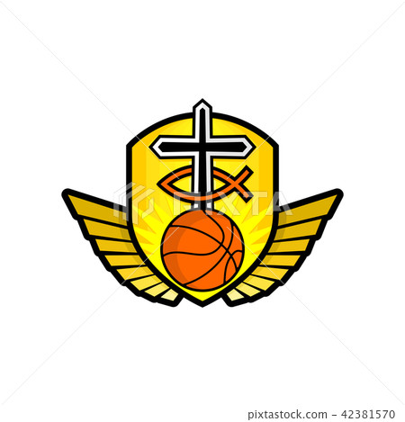 Athletic Christian logo. Sports symbols - Stock Illustration [42381570 ...