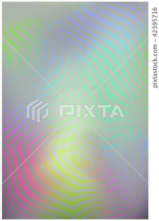 Electronic Gradient line fest summer wave poster. - Stock Illustration ...
