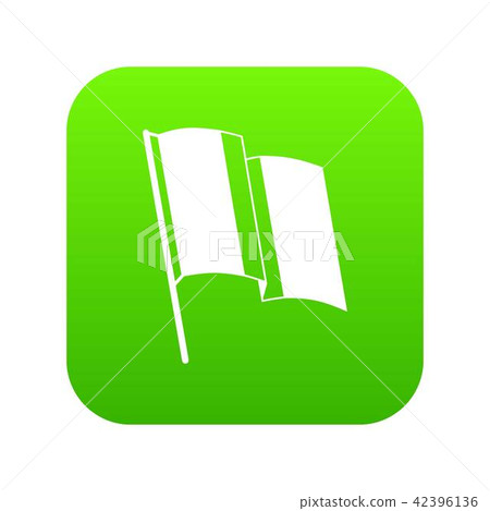 Germany flag icon green vector - Stock Illustration [42396136] - PIXTA