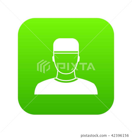 Doctor icon digital green - Stock Illustration [42396156] - PIXTA