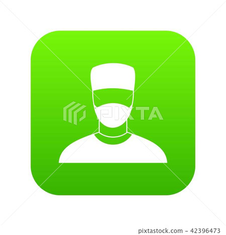Doctor icon digital green - Stock Illustration [42396473] - PIXTA