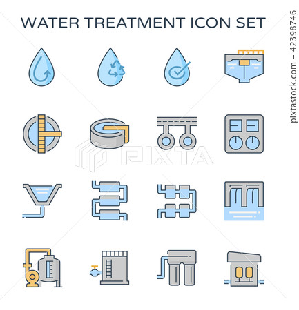 water treatment icon - Stock Illustration [42398746] - PIXTA