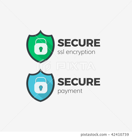Secure connection icon - Stock Illustration [42410739] - PIXTA