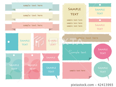 Natural color frame set 3 - Stock Illustration [42413993] - PIXTA