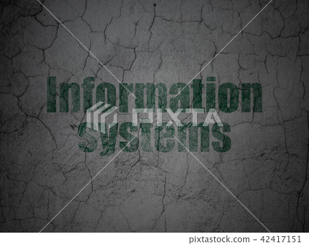 Information concept: Information Systems on... - Stock Illustration ...