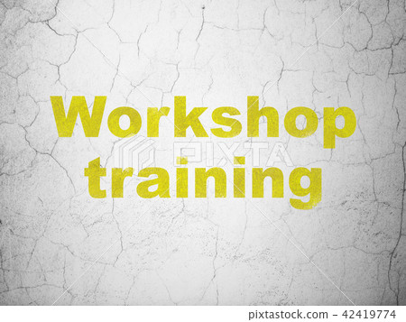 Learning concept: Workshop Training on wall...-插圖素材 [42419774] - PIXTA圖庫