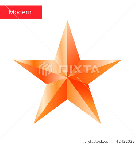 Bronze star vector 3d icon - Stock Illustration [42422023] - PIXTA