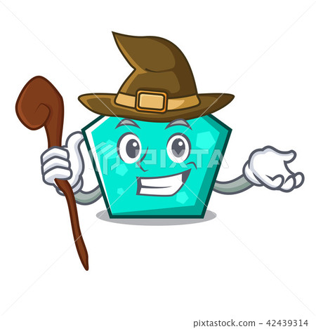 Witch pentagon mascot cartoon style - Stock Illustration [42439314] - PIXTA