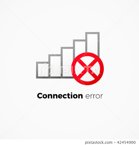 internet connection error icon - Stock Illustration [42454900] - PIXTA