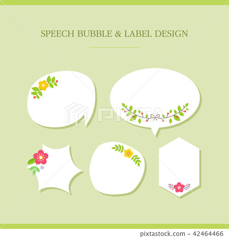 Spring concept speech bubble and label - Stock Illustration [42464466 ...