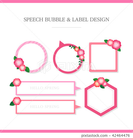 Spring concept speech bubble and label - Stock Illustration [42464476 ...
