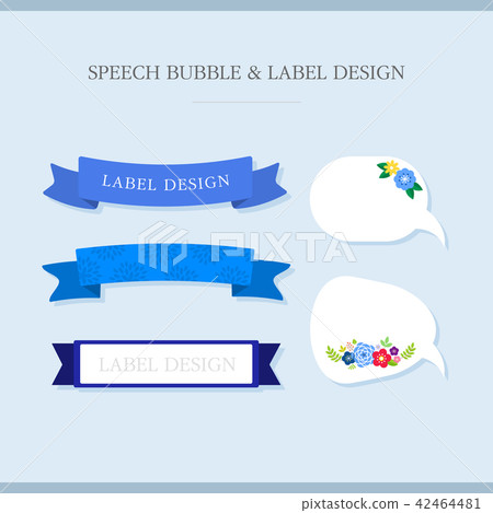 Spring concept speech bubble and label - Stock Illustration [42464481 ...