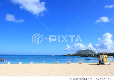 Onna Village Beach Park Naby Beach - Stock Photo [42483469] - PIXTA