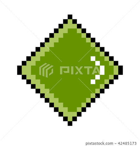 Isolated pixelated diamond icon - Stock Illustration [42485173] - PIXTA