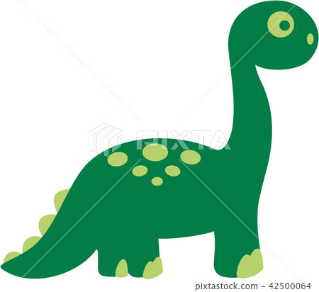 dinosaur_brachiosaurus_comic_2c.eps - Stock Illustration [42500064] - PIXTA