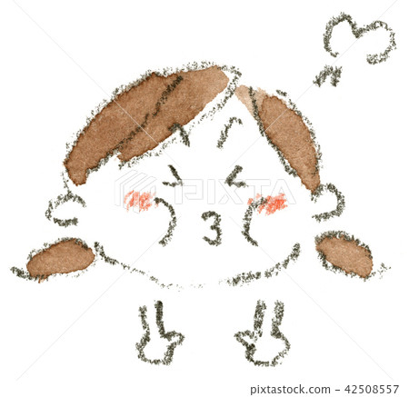Puffy face (illustration of a woman holding a... - Stock Illustration ...